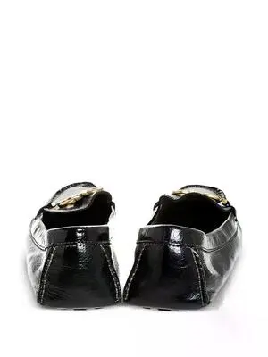 FERRAGAMO Gancini Loafers - Black