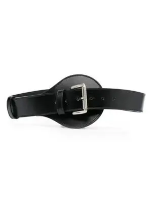 Gianfranco Ferre 2000s Buckled Leather Belt - Black