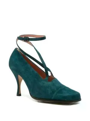 ROMEO GIGLI 1990s Ankle-strap Stiletto Pumps