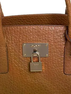 Dkny Leather Padlock Tote Bag