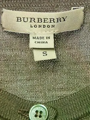 Burberry Buttoned-cuffs Cardigan