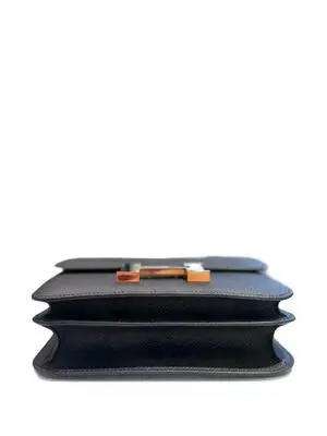 Hermès Special Order Constance 18 Verso Epsom Cross Body Bag - Black