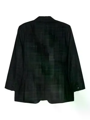 Pierre Cardin 1990s Plaid-check Single-breasted Blazer