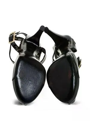 Fendi 115mm Leather Heeled Sandals