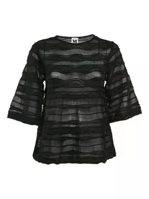 Missoni Wave Long-sleeves Knit Top