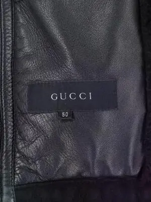 Gucci 1990s Sheepskin Zip-front Jacket