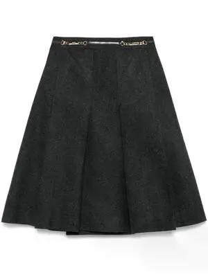 Celine 1990s Wool Skirt