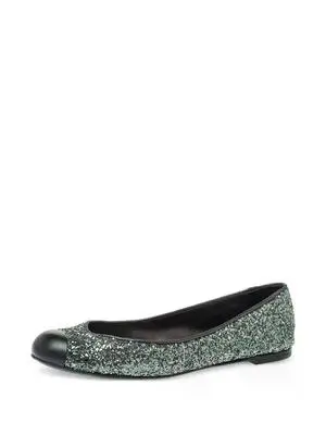GIUSEPPE ZANOTTI Glitter-embellished Flats