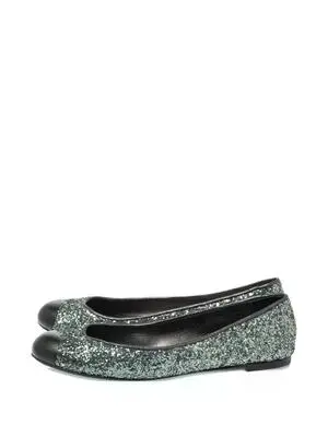 GIUSEPPE ZANOTTI Glitter-embellished Flats