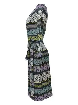 Diane Von Furstenberg Knot-print Wrap Dress