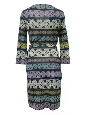 Diane Von Furstenberg Knot-print Wrap Dress