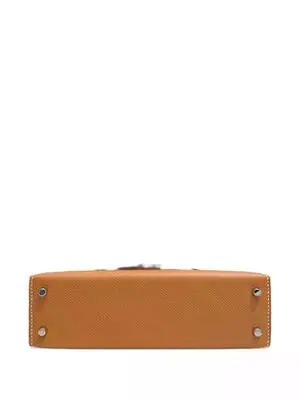 Hermès 2024 Mini Kelly Sellier 20 Epsom Palladium Hardware - Brown