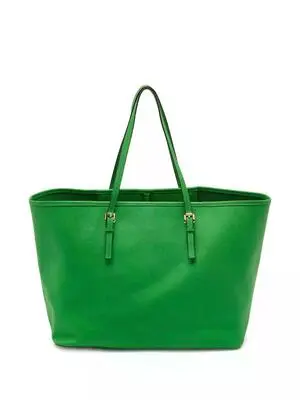 Michael Kors Vintage Jet Set Saffiano Tote Bag - Green