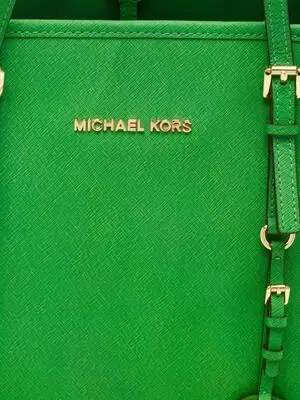 Michael Kors Vintage Jet Set Saffiano Tote Bag - Green