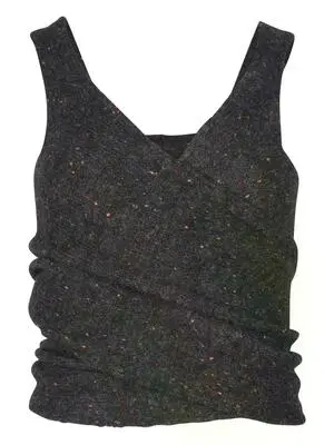 ISABEL MARANT VINTAGE Tie-back Alpaca Top