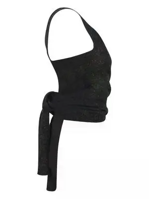 ISABEL MARANT VINTAGE Tie-back Alpaca Top