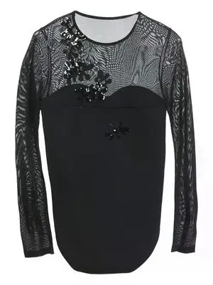 INGIE PARIS Sequin-embellished Top