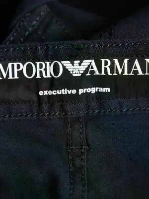 Emporio Armani Cotton Chinos - Blue
