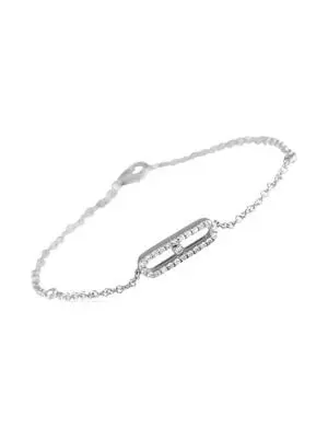 LB EXCLUSIVE 14k White Gold Diamond Bracelet - Silver