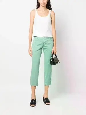Prada 1990s Mid-rise Cropped Trousers