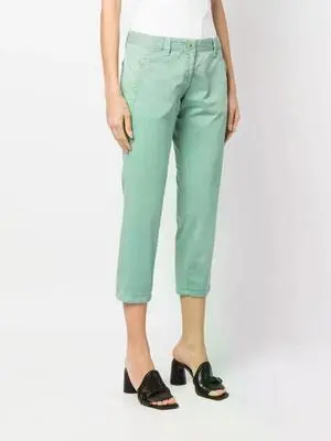 Prada 1990s Mid-rise Cropped Trousers