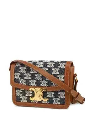 Celine Teen Triomphe Shoulder Bag - Blue