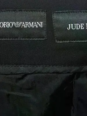 Emporio Armani Satin-waistband Trousers
