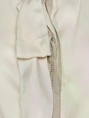 Elie Tahari Bow-detail Stretch-silk Blouse