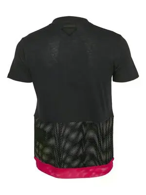 Prada Mesh-insert Cotton T-shirt