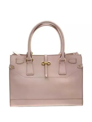 Ferragamo Gold Tone Totes