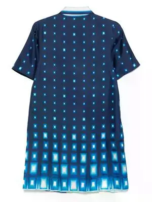 Prada 2000s Printed Midi Dress