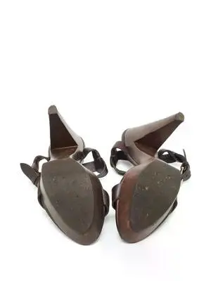 Burberry 125mm T-strap Sandals
