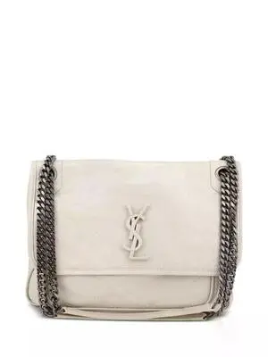 Saint Laurent Pre-owned Medium Niki Shoulder Bag - White