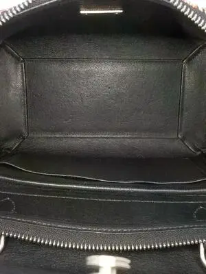 Celine Micro Tweed Belt Satchel - Pink