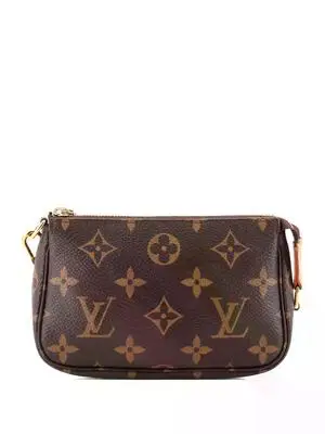 LOUIS VUITTON Pochette Accessoires Monogram Canvas Mini Clutch