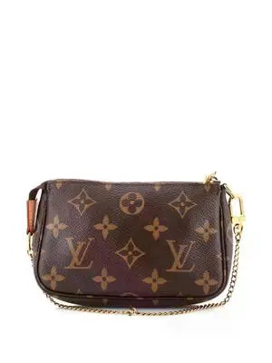 LOUIS VUITTON Pochette Accessoires Monogram Canvas Mini Clutch