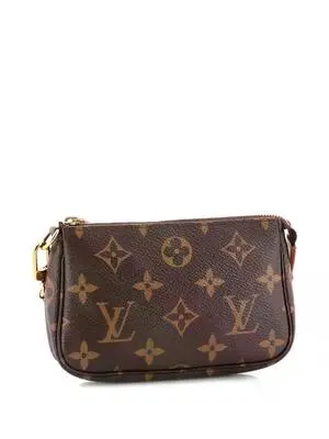 LOUIS VUITTON Pochette Accessoires Monogram Canvas Mini Clutch