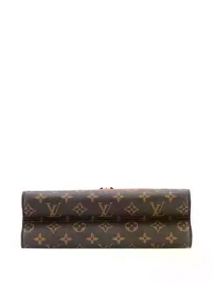 LOUIS VUITTON Victoire Handbag Monogram Canvas And Leather Shoulder Bag - Brown
