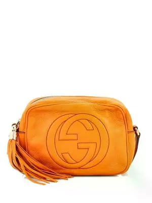 Gucci Soho Disco Leather Crossbody Bag - Orange