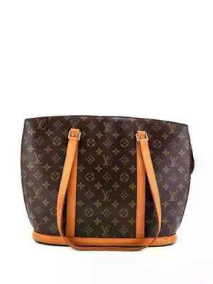LOUIS VUITTON Babylone Handbag Monogram Canvas Tote - Brown