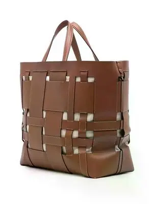 Burberry Pre-owned Large Leather Foster Tote Satchel