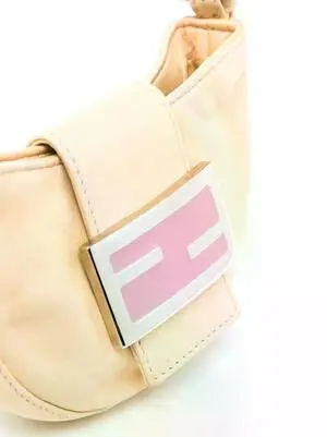 Fendi Ff Plaque Croissant Handbag