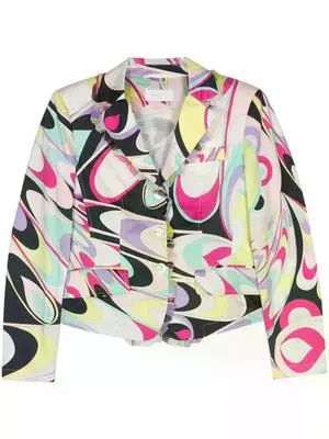 Emilio Pucci Notched Lapel Blazers For Women