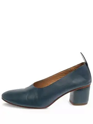 JOSEPH 60mm Block-heel Leather Pumps