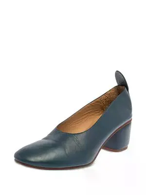 JOSEPH 60mm Block-heel Leather Pumps