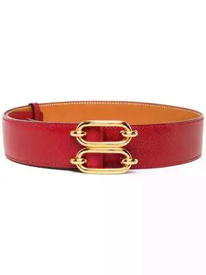 Hermès Chaîne D'ancre Reversible Belt - Red
