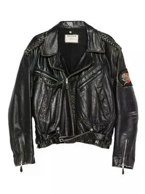 A.N.G.E.L.O. VINTAGE CULT 2000s Braided Leather Jacket