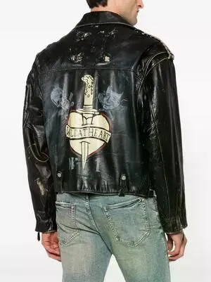 A.N.G.E.L.O. VINTAGE CULT 2000s Braided Leather Jacket