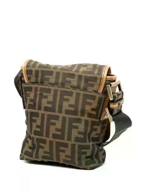 Fendi Mini Ff Zucca Canvas Crossbody Bag