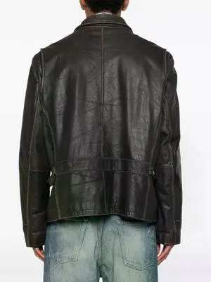 A.N.G.E.L.O. VINTAGE CULT 2000s Zip-fastening Leather Jacket